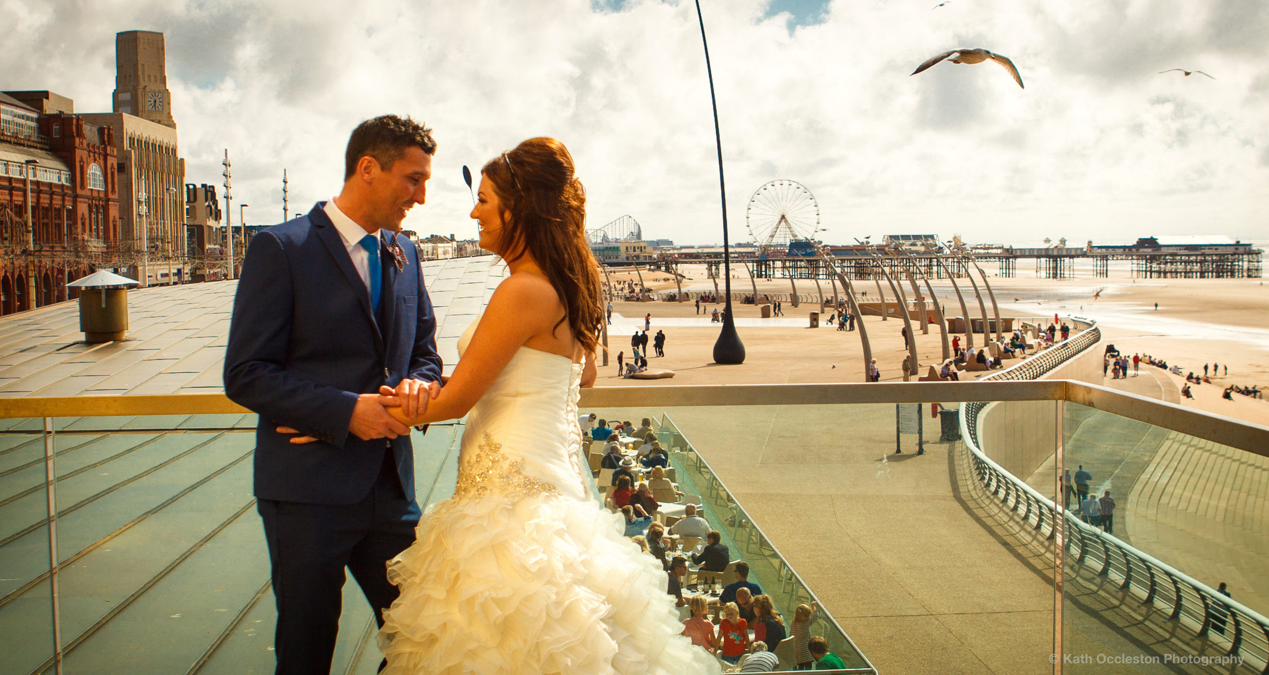 Becky & John's Blackpool Wedding Photographs - Kath Occleston Photography