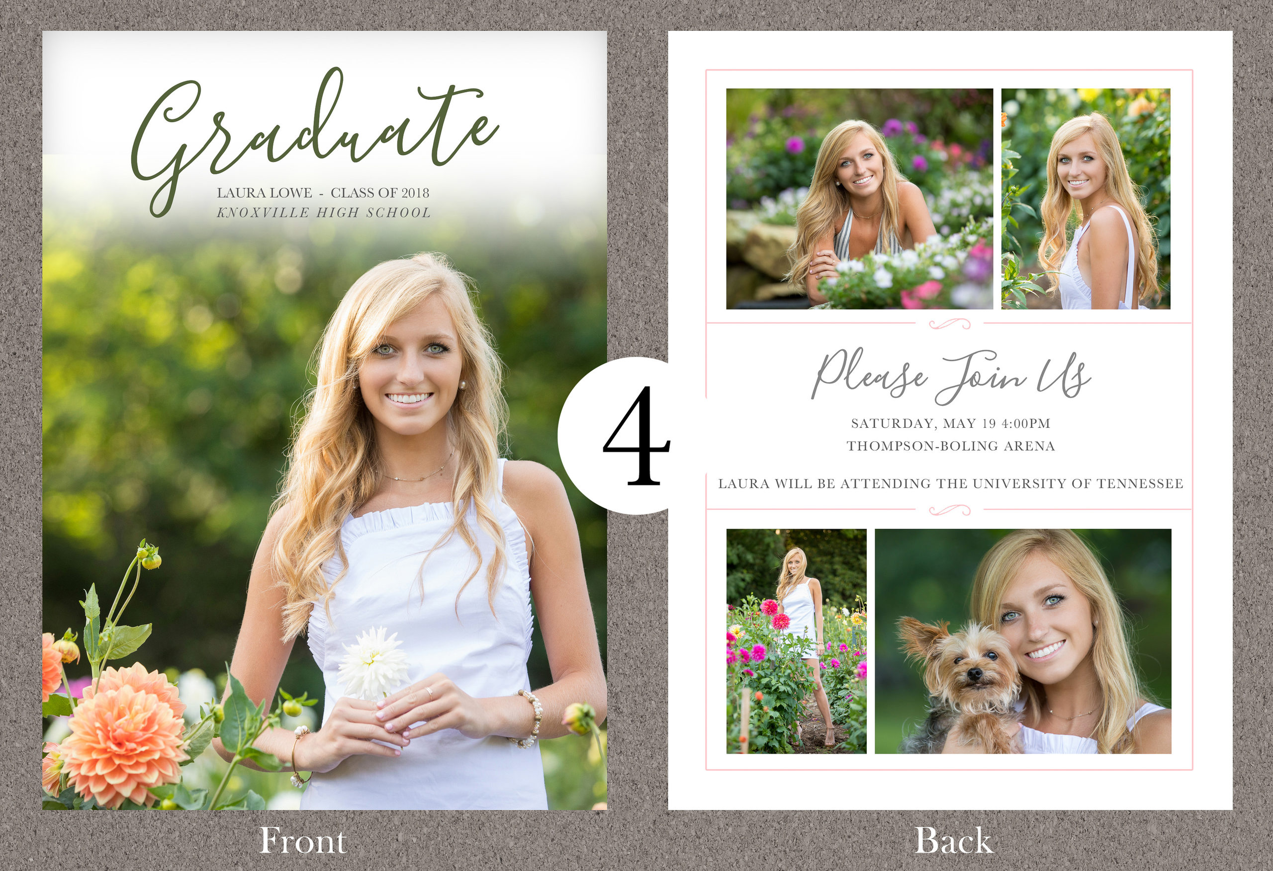 Graduation Card Gallery and Design Form