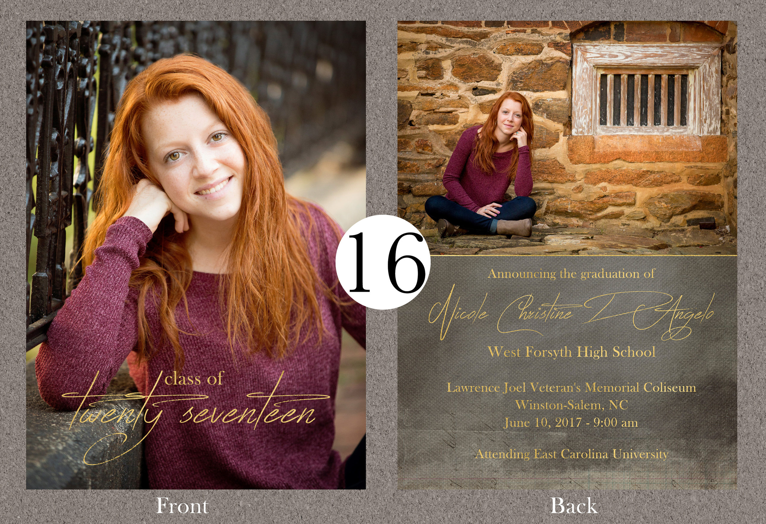 Graduation Card Gallery and Design Form