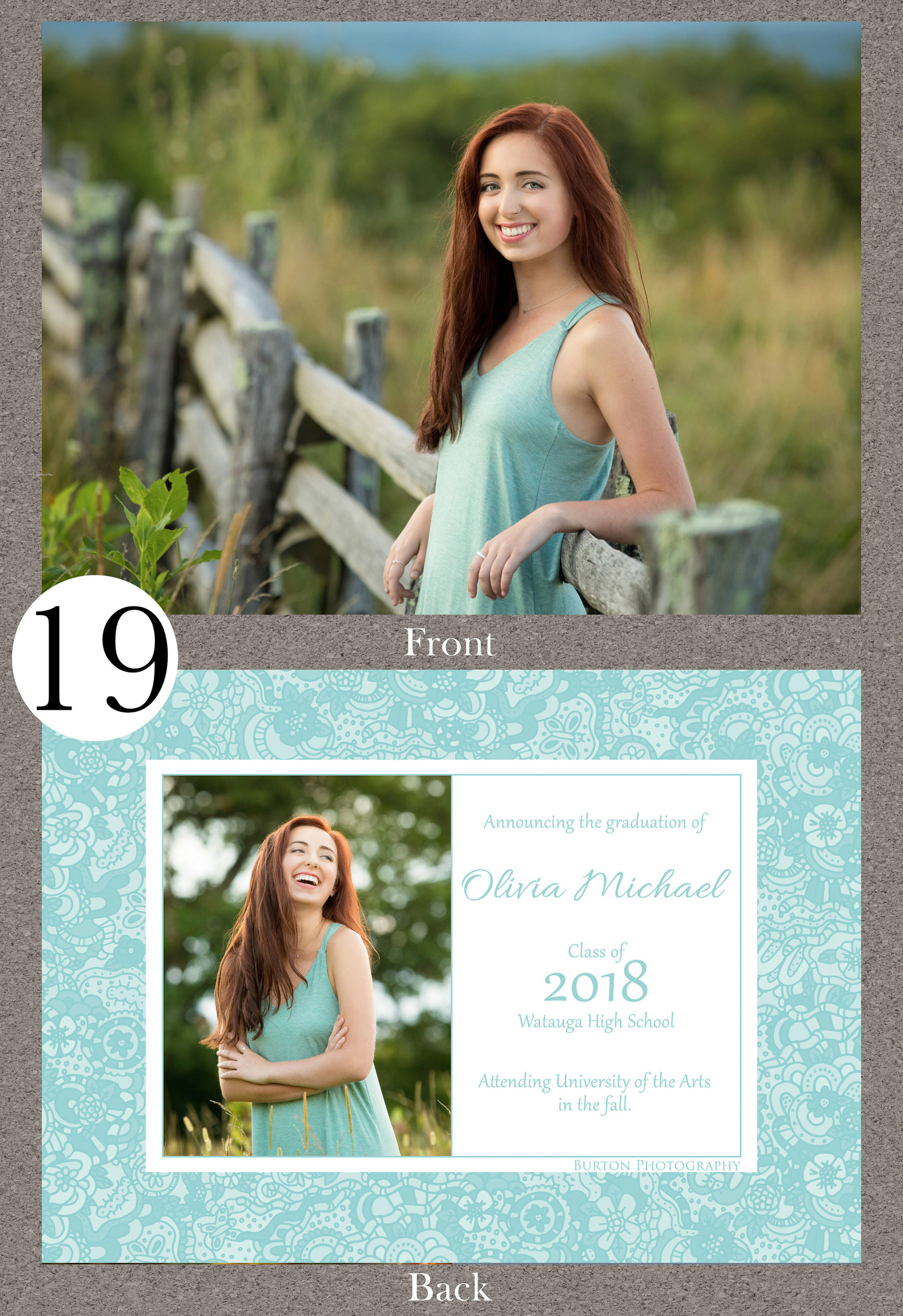 Graduation Card Gallery and Design Form
