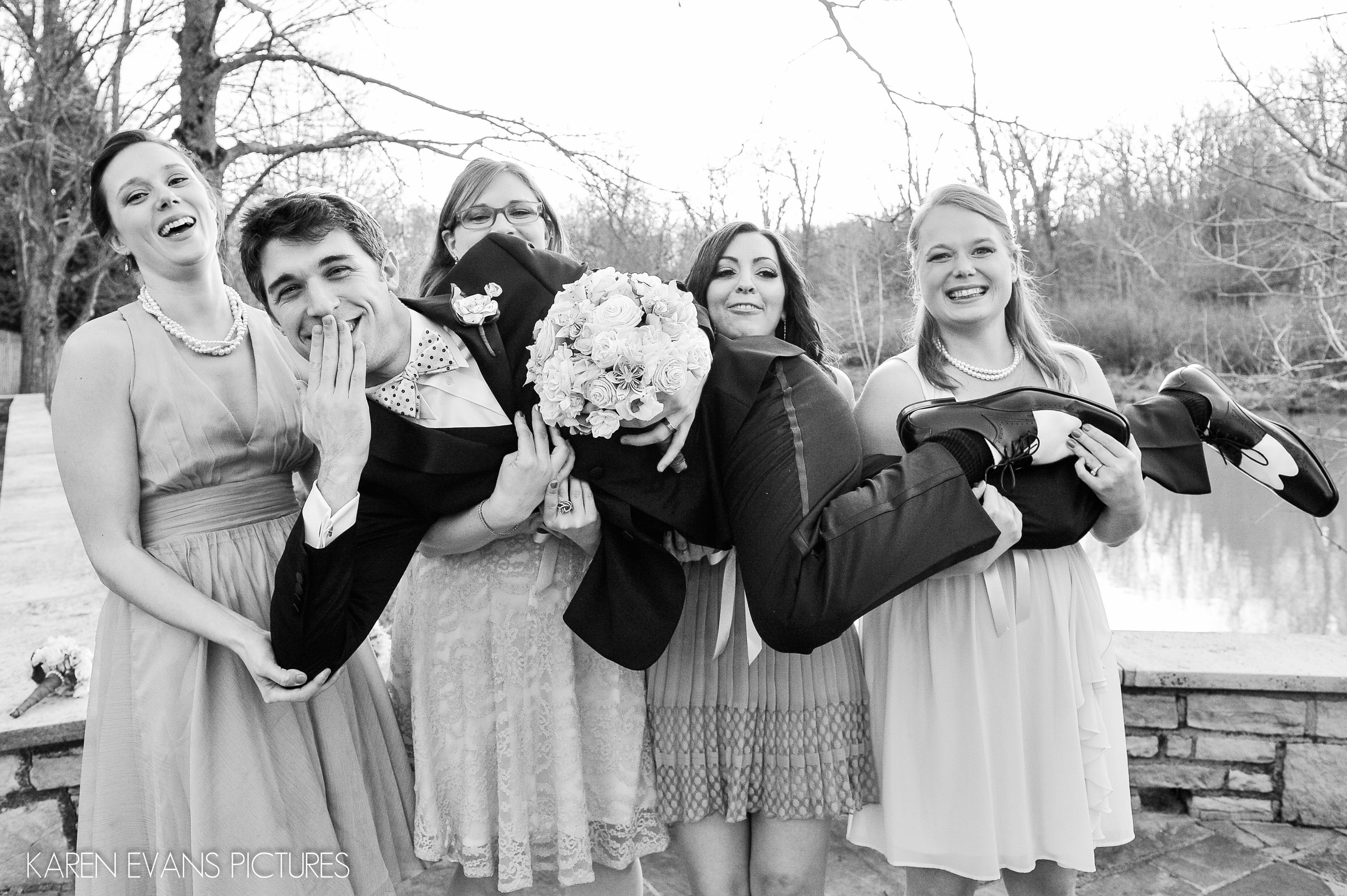 Wedding Party Portraits at The Darby House - Columbus Ohio Wedding ...
