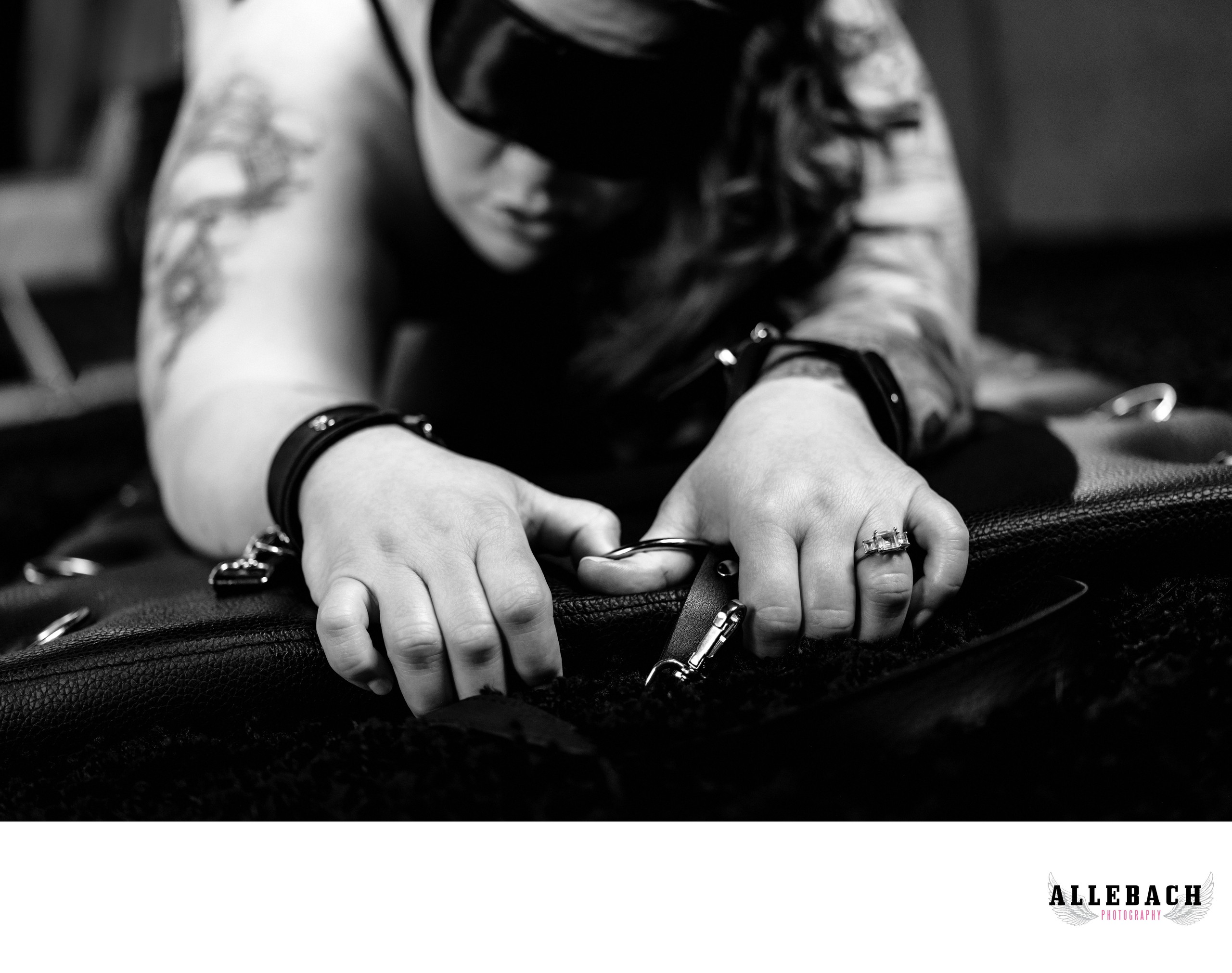 Blindfolded Boudoir Pose - BDSM Boudoir - Philadelphia's Allebach ...