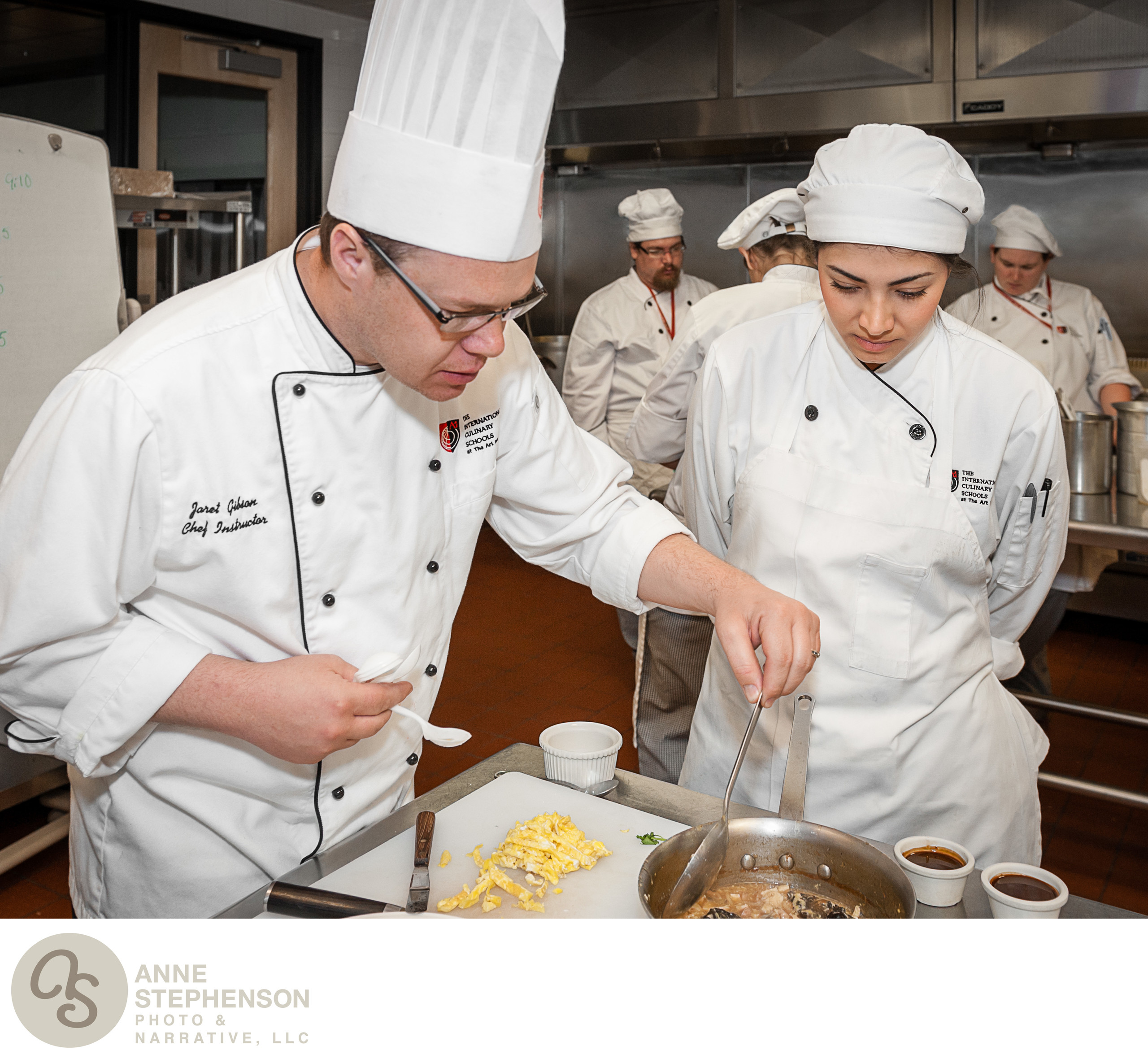 Chef trains culinary student in preparing Asian food - Denver Food ...